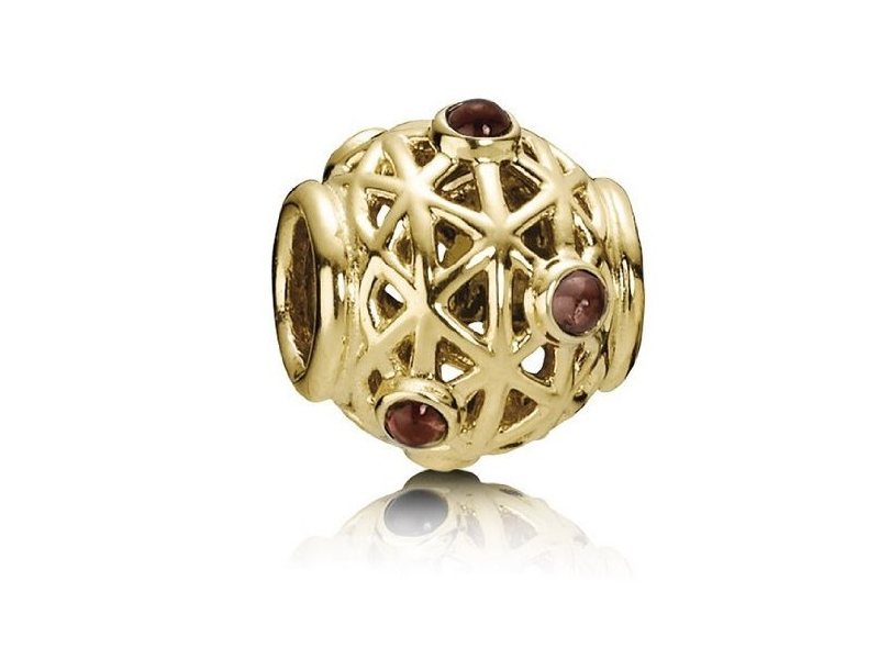 Pandora Ornamentkugel mit Rhodolith - Preise und Testberichte bei yopi.de