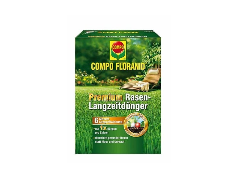 Compo Floranid Premium Rasen-Langzeitdünger Testbericht bei yopi.de