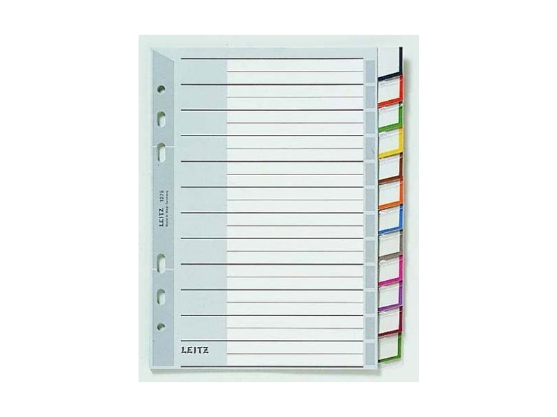 Leitz Esselte Plastik Register A5 1275 Blanco - Preise und Testberichte ...