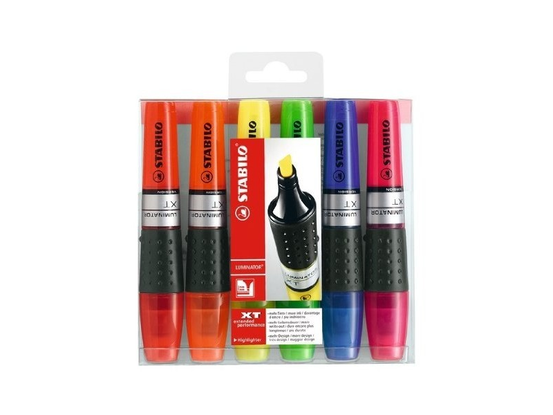 Stabilo Luminator Leuchtmarkierer 71 6 2 5 mm sortiert Inh 6 - Preise ...
