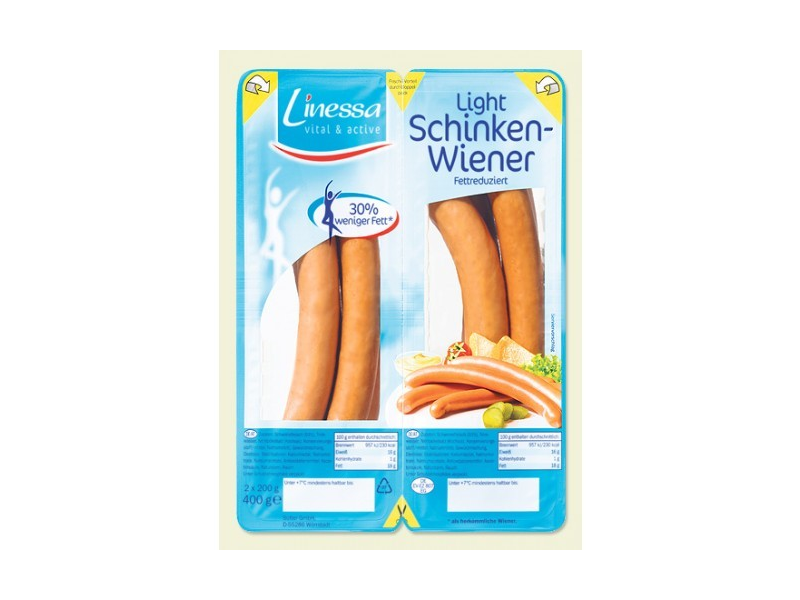 Linessa light Delikatess Schinken-Wiener Testberichte bei yopi.de