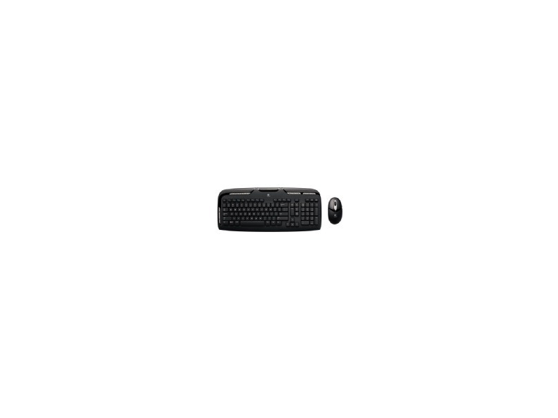 Logitech 967561-1100 Cordless Desktop EX 110 Black USB PS/2 ...