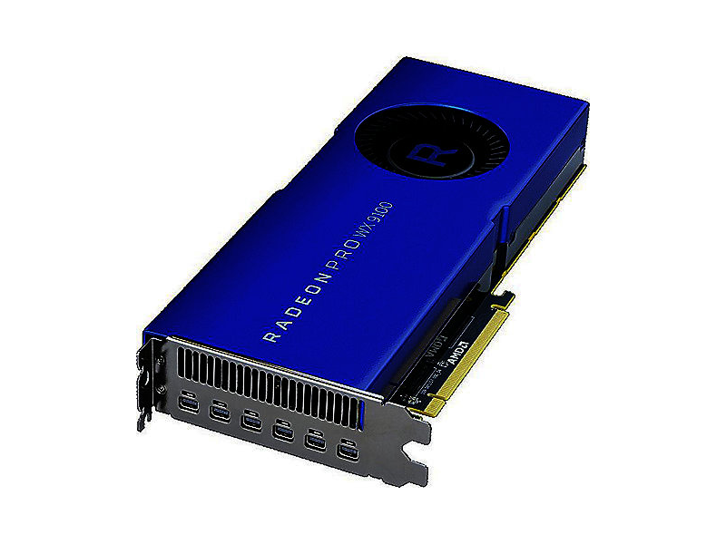 AMD Radeon Pro WX9100 16GB HBM2 PCIe Workstation Grafikkarte 6x DP ...