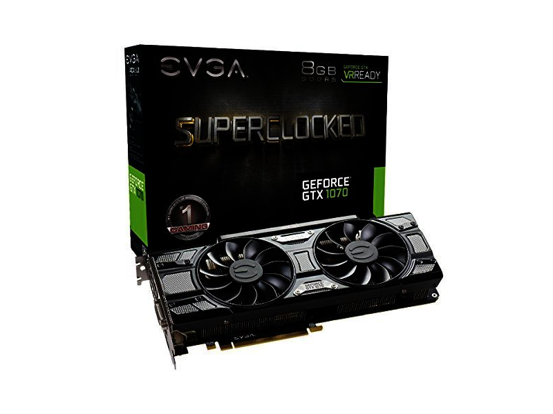 Matrox EVGA GeForce GTX1070 SC Gaming Black Edition 8GB - Preise und ...