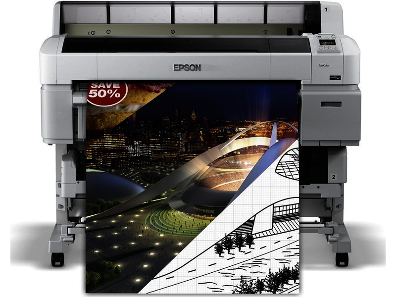Epson Surecolor SC-T5200 PS MFP Großformat-Tintenstrahldrucker Scanner ...