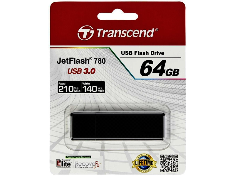 Transcend JetFlash 780 USB3.0 64GB, schwarz - Preise und Testberichte ...