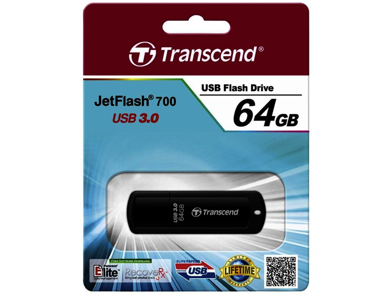 Transcend JetFlash 700 USB3.0 64GB, schwarz - Preise und Testberichte ...